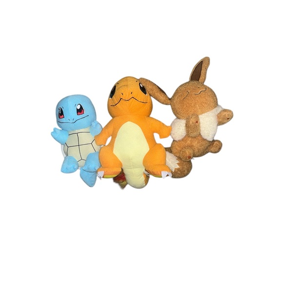 Pokemon | Toys | Pokemon Blue And Orange Stuffed Animals Set | Poshmark